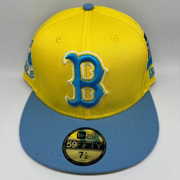 New Era | Accessories | Boston Red Sox 67 Yellow 7 12 59fifty New Era ...